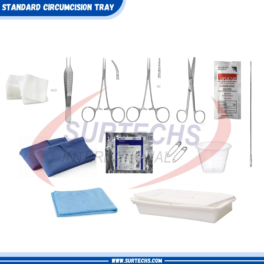 Top Quality Surtechs Standard Circumcision Tray Basic Medical ...