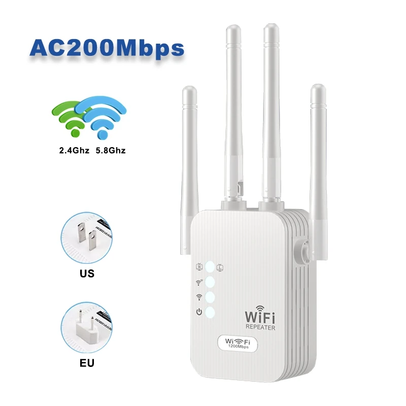 Oem Wifi Repeater Device Pro Amplifier Wifi 1200m Dual Band Signal Wifi Extender Repeater For ...