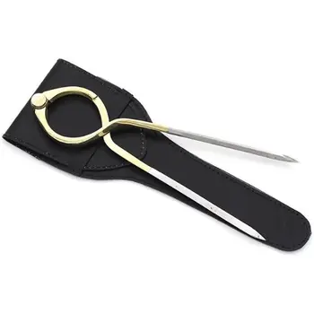 8" Map Drawing Drafting Divider Compass Brass Divider With Leather Case ...