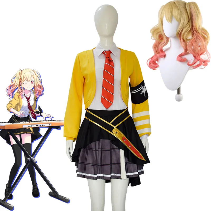 Anime Project Sekai Tenma Saki Cosplay JK Uniform Skirts Miku:Colorful ...