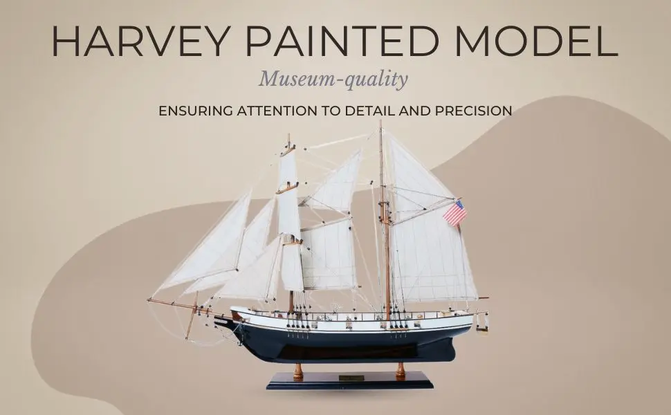 Harvey Painted Ship Model | Sample Available - Buy Amerigo Vespucci ...