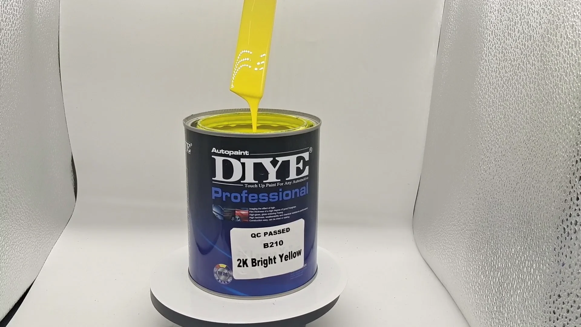 Automotive Repair Paint Two-component 2k Bright Yellow High Gloss Quick ...