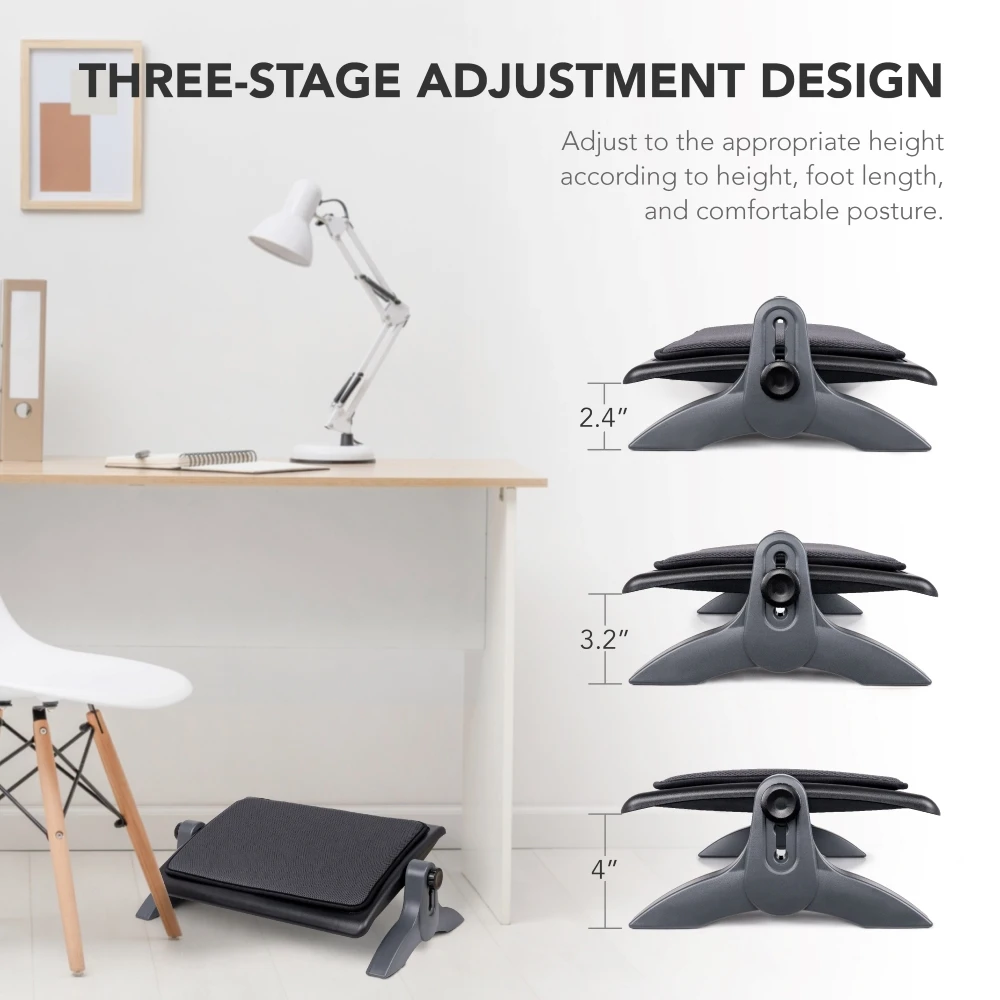 Ergonomic Chair Foot Rest - Aidata Office Footrest Sponge
