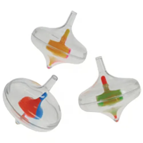Promotional Transparent Spinning Tops Stress Relief Spinner Toys For ...