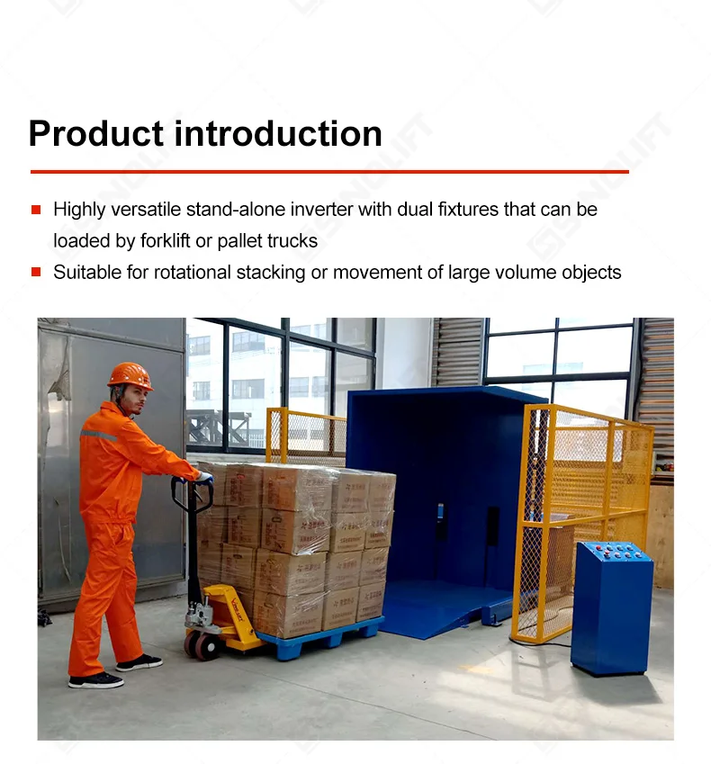 YL10 Full Electric Warehouse Pallet Inverter - Sinolift