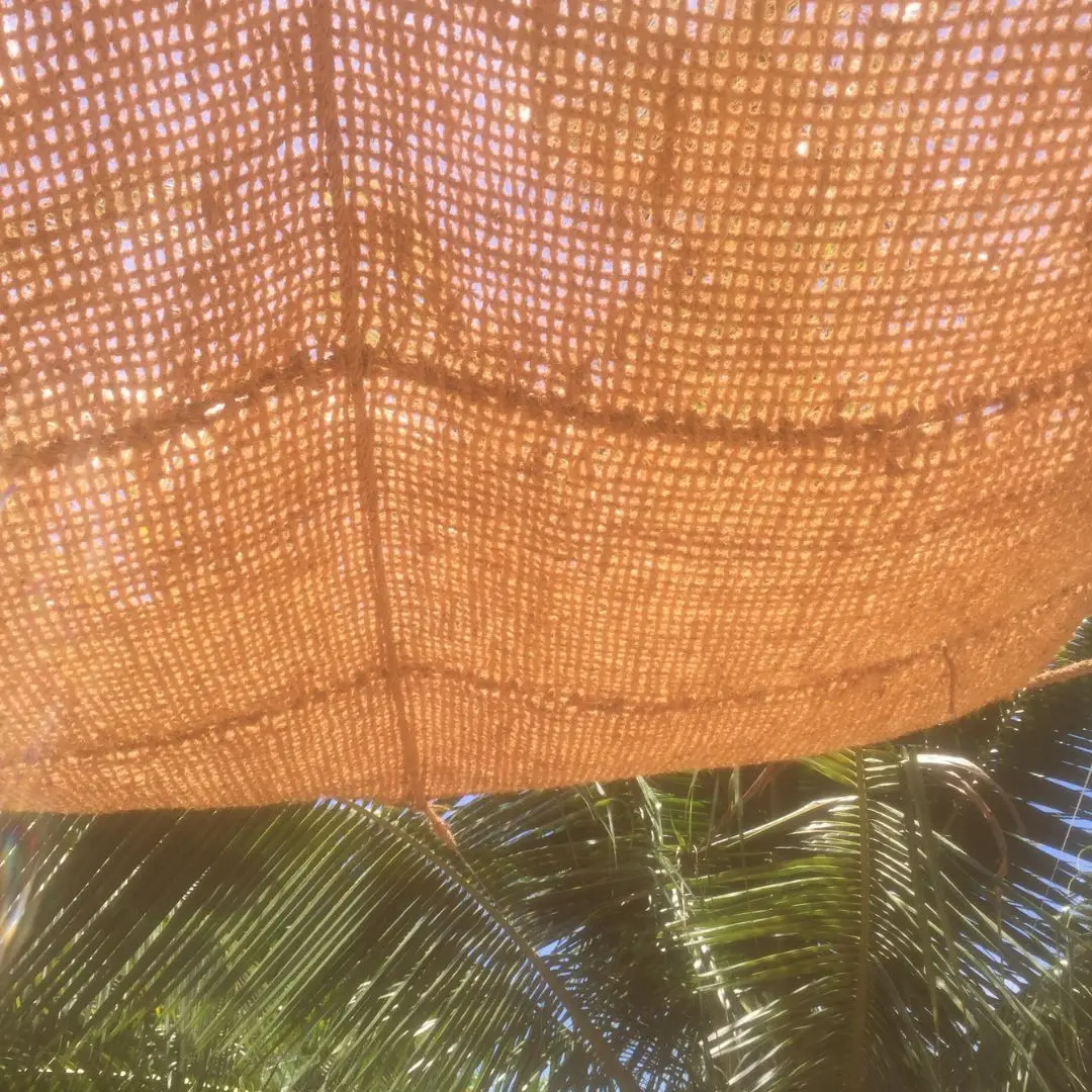 COCONUT FIBER SUNSHADE SAIL / GARDEN SHADE SAIL/ SUNSHADE AWNING ...