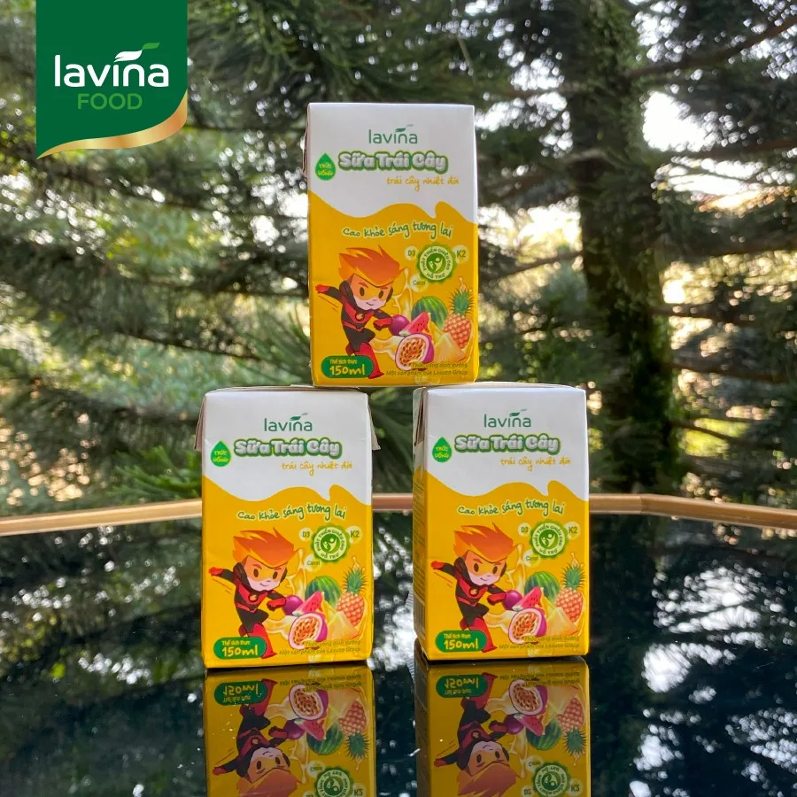 Natural Taste Juicy Milk Drink Tropical Flavoured 150ml Lavina Brand ...