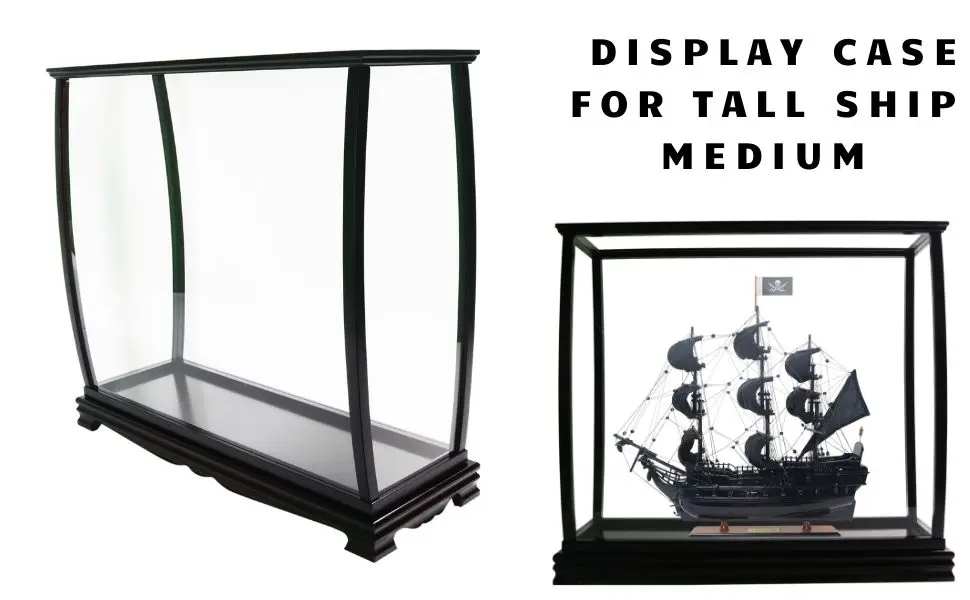 Wooden Handicraft Display Case For Tall Ship Medium Lmax 86 Boat Model ...