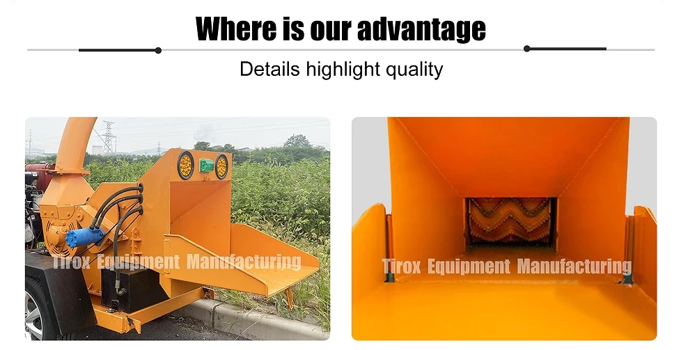 Forestry Mulcher Bandit Wood Chipper Branch Grinder Tree Root Chipper ...