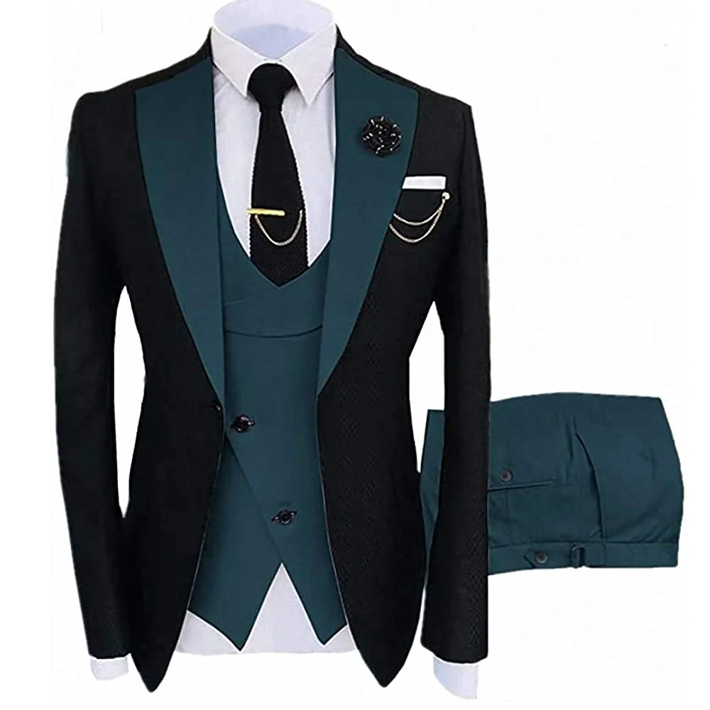 New Arrival 3 Piece Customized Elegant Groom Tuxedos for Wedding 2023 ...