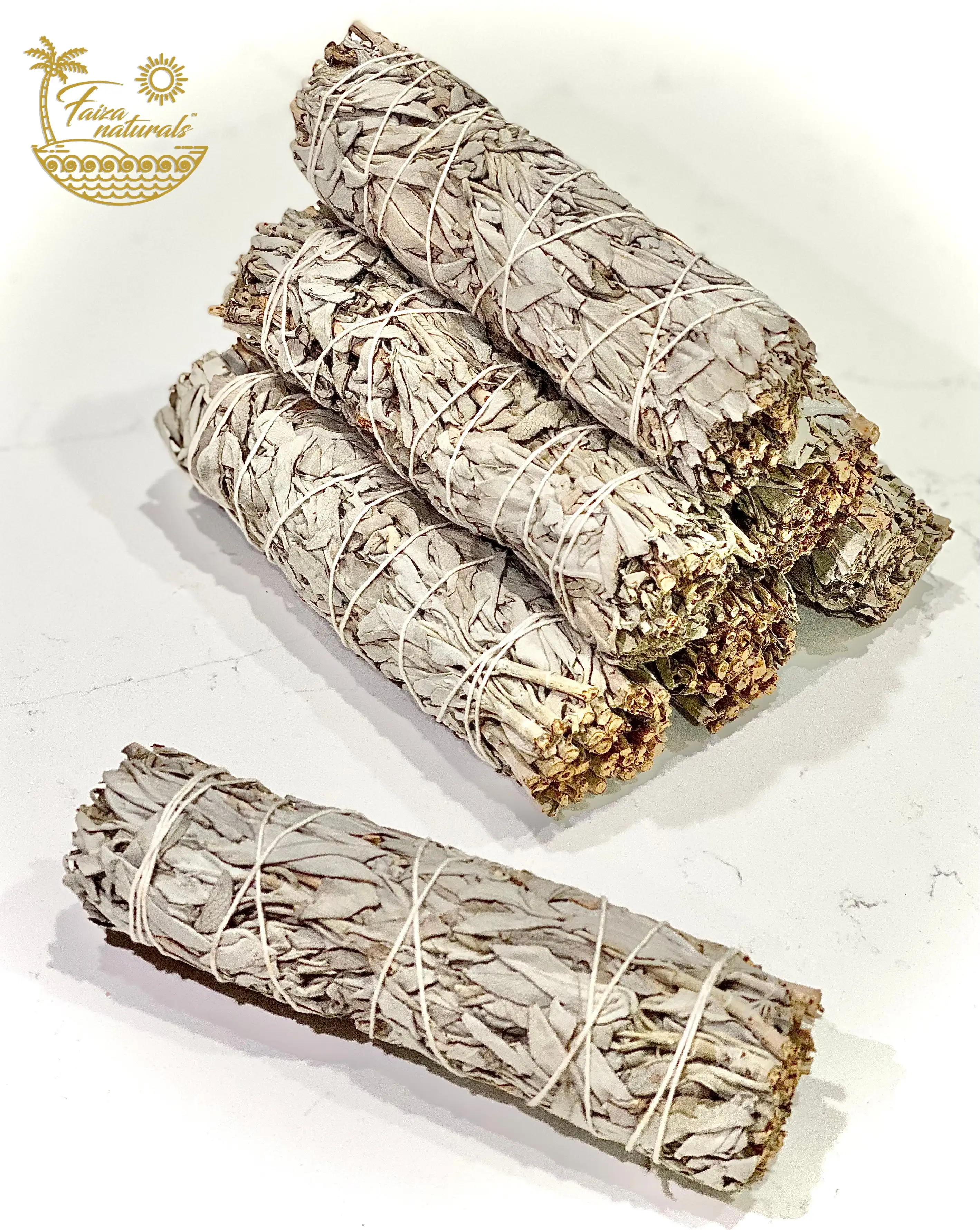 Premium Quality White Sage 7 Inch Bundle Of Our Farm Fresh Hand Tied Bundles Smudge Sticks - Buy ...