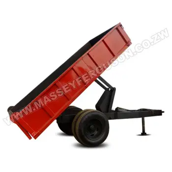 2 Ton Hydraulic Tipper Tipping Box Farm Plant Trailer(brand New ) - Buy ...