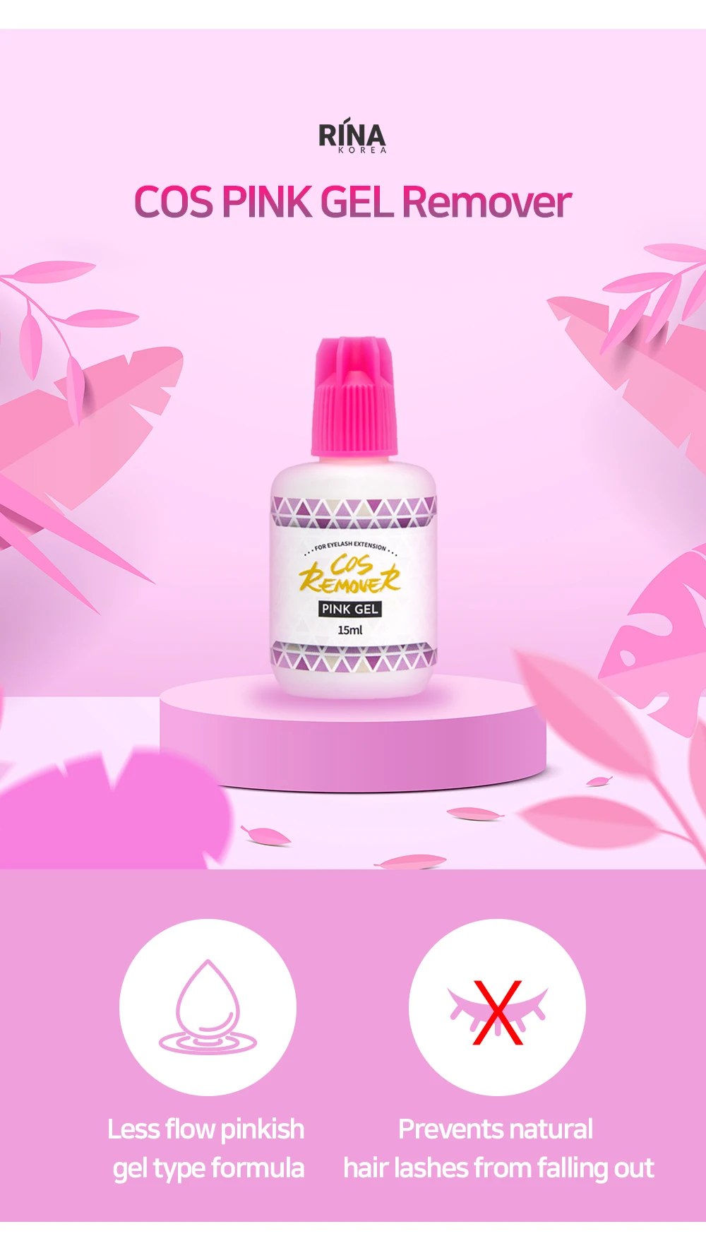 Cos Pink Gel Remover Rinakorea Less Dripping Gel Type Fomula Which ...
