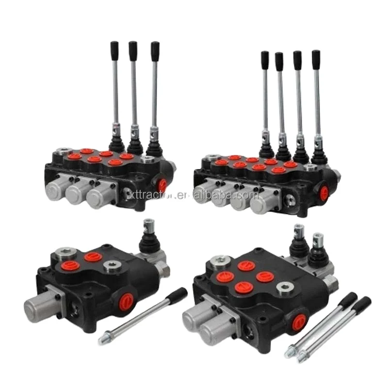 P120 Hydraulic Valve 120L/min Monoblock Multi-Way Control Valve manual ...