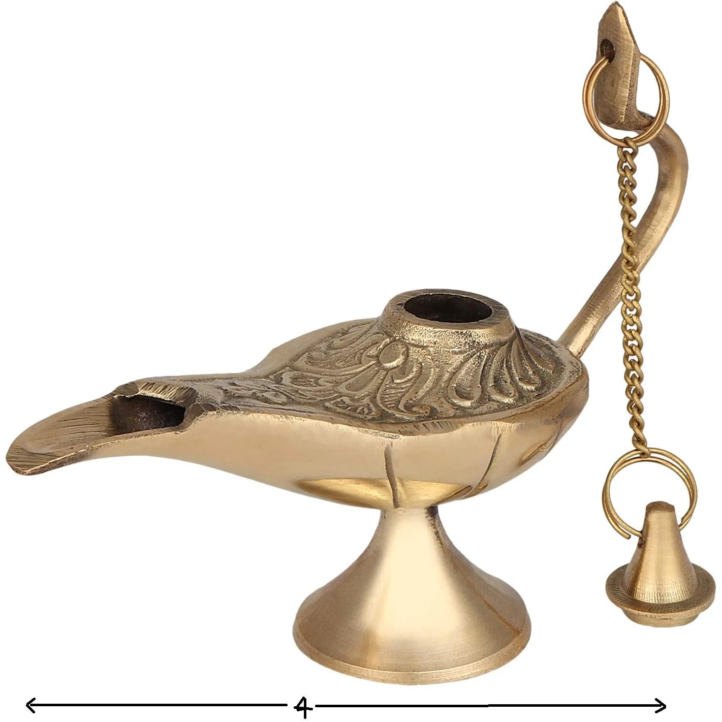 Brass Hand Crafted Aladdin Lamp Golden Finished Top Trendy New ...