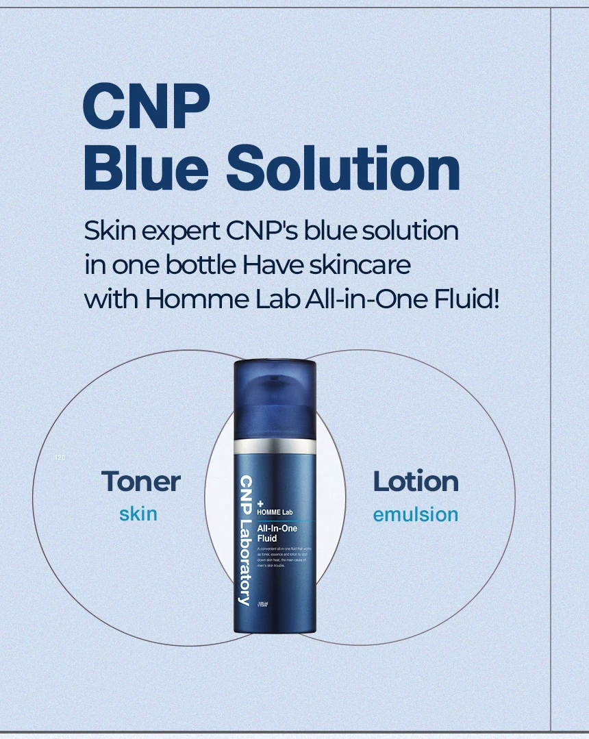 CNP HOMME LAB All-in-One Fluid - Versatile Skincare for Men