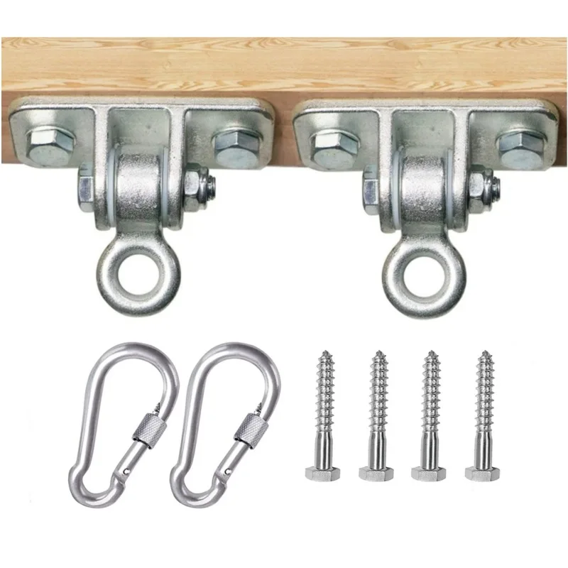Heavy Duty Black Swing Hangers Screws Bolts Included Over 5000 Lb ...
