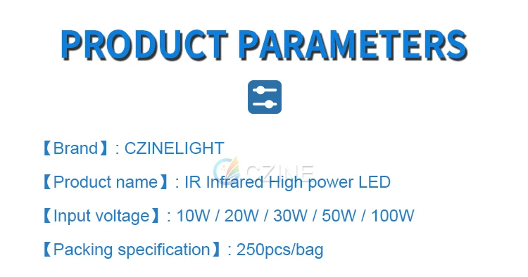 High Power Infrared Diode 880nm 870nm 50nm 200w 100w 50w 20w 10w 5w 3w ...