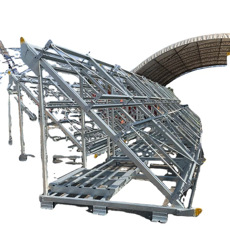 Clad Zinc Steel Flat Roof Triangular Supporting Frame Solar Panel For ...