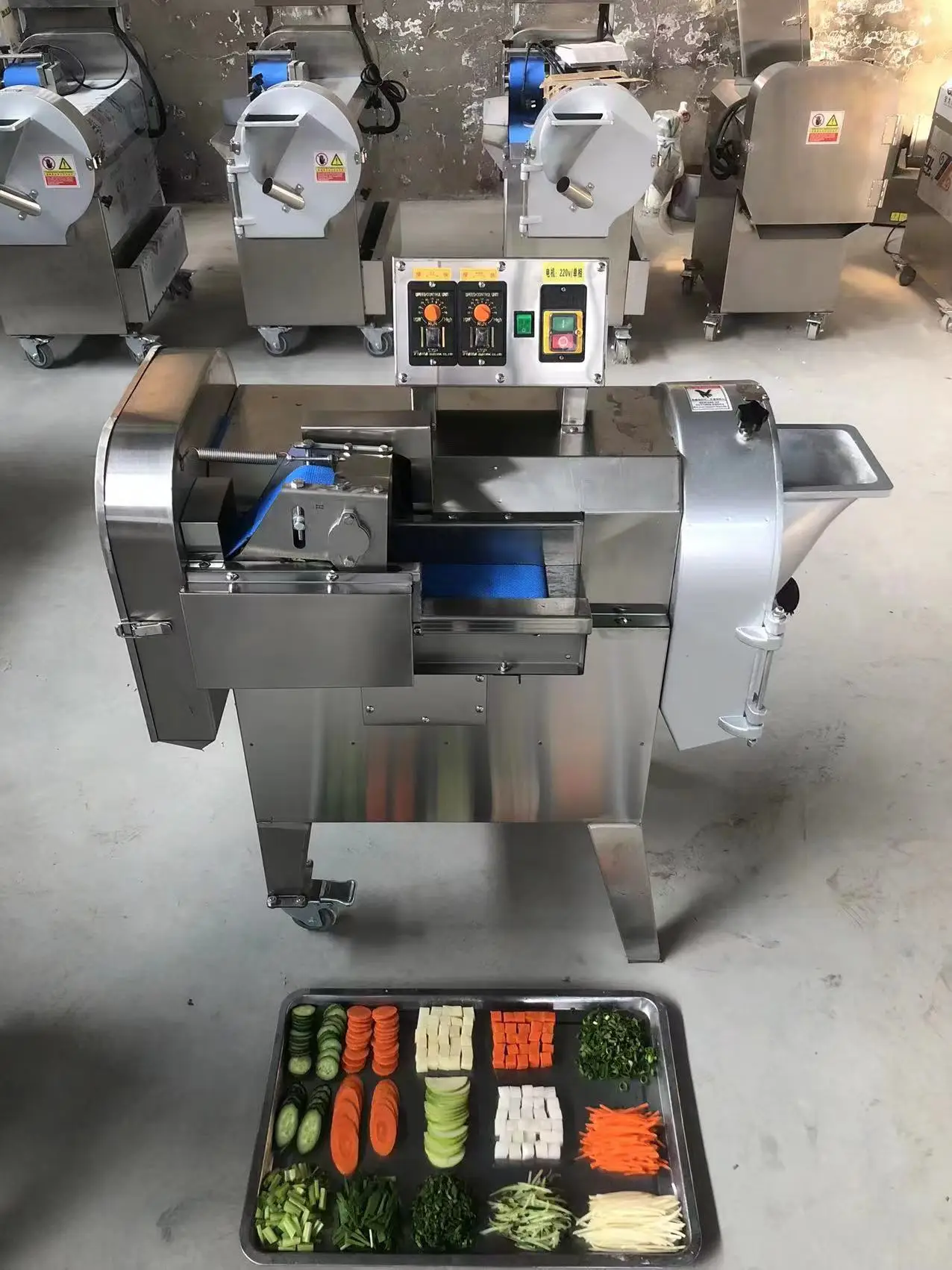 Industrial Electric Commercial China Catering Root Leaf Fruit Double ...