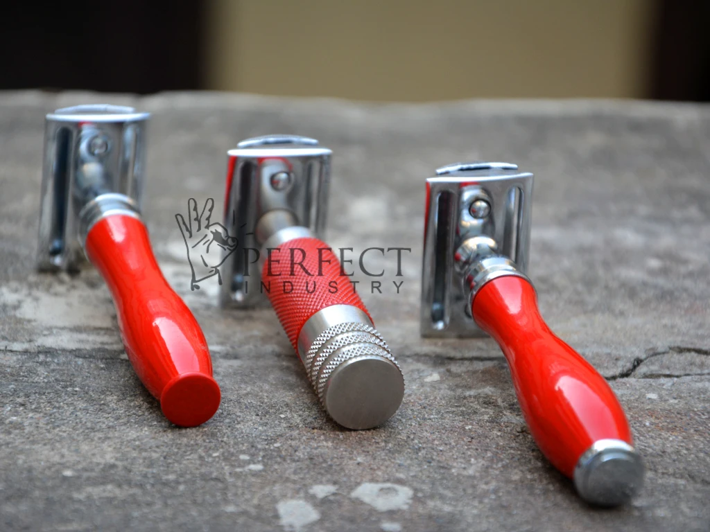 Professional Rosewood Handle De Safety Razors / Wooden Handle Shaving ...