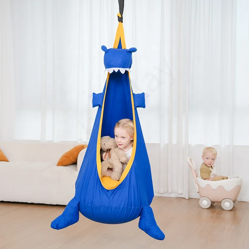 Dinosaur Animal-Themed Children’s Swing - Hammock Pod
