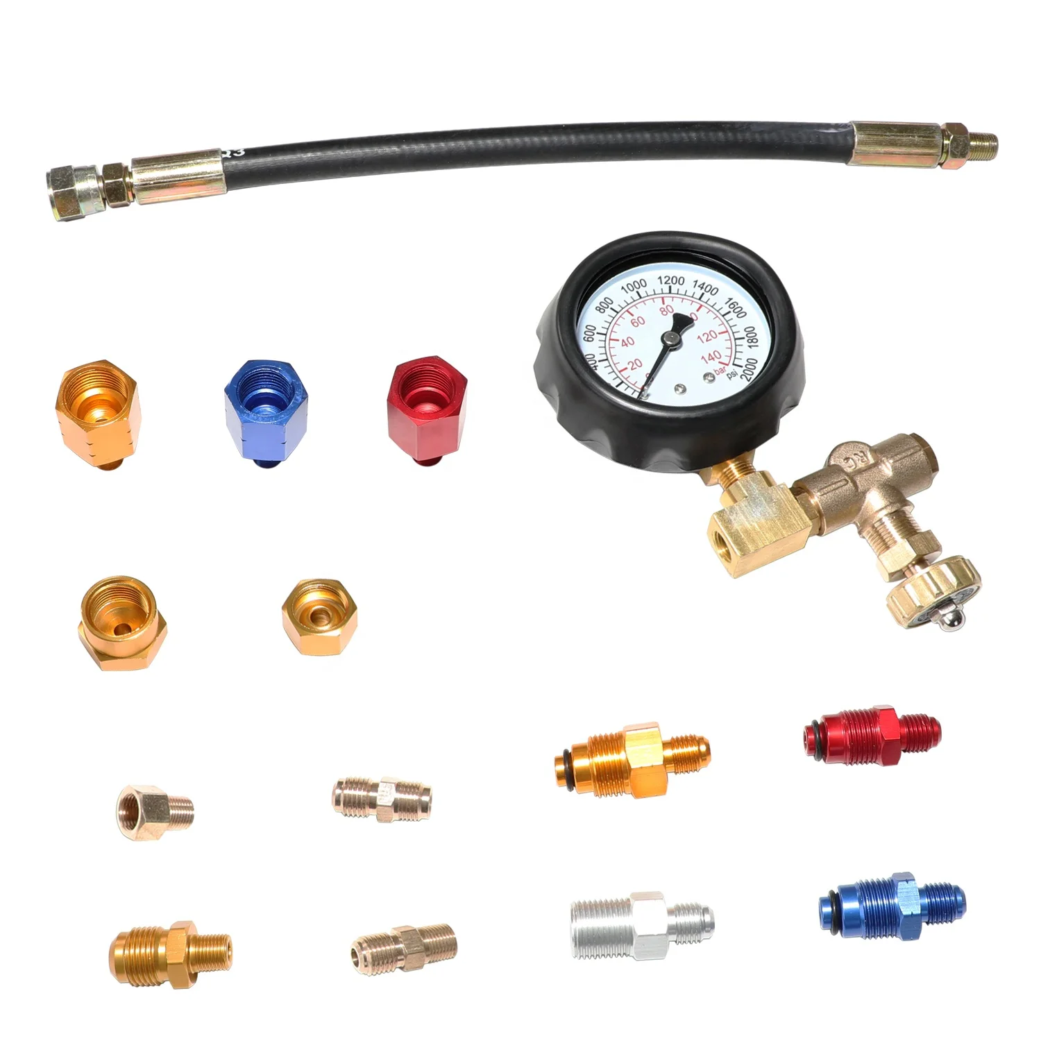 Pressure Test Tool Universal Power Steering Pressure Tester Kit With 13 ...