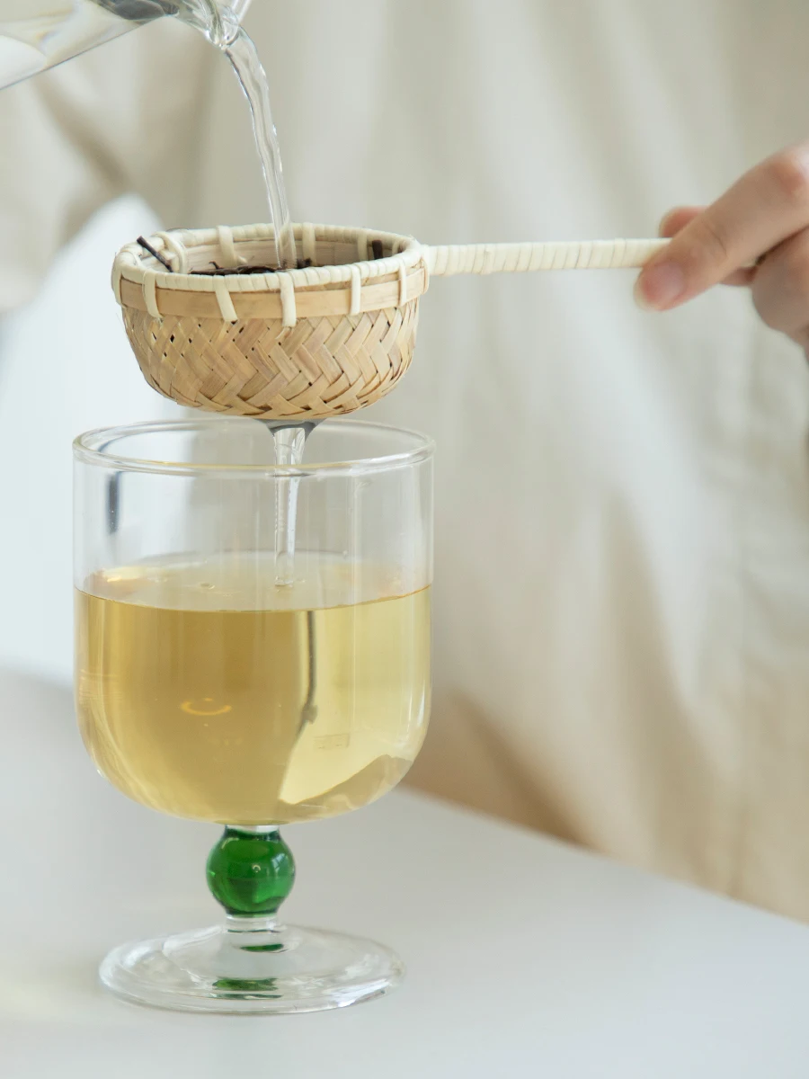 Bamboo Strainers Kitchen Colander Coffee and Tea Accessories Handwoven ...