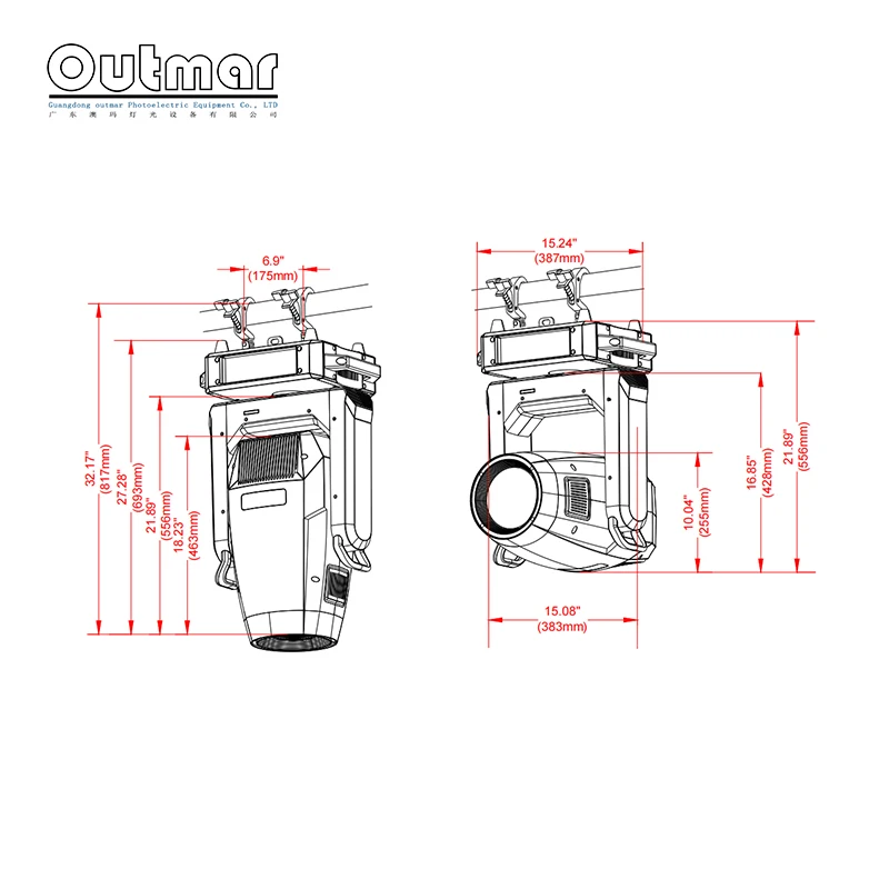 Outmar Private Model 1000W Stage Lights Led Profile Beam Light Moving ...