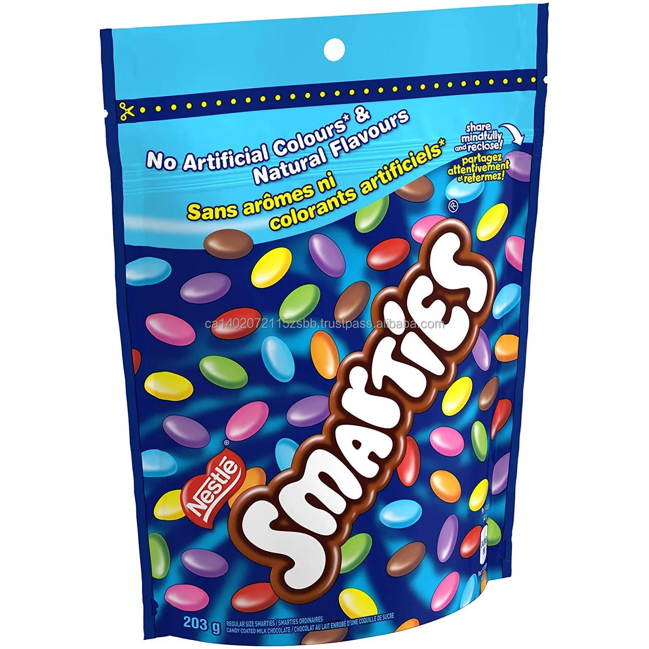 Nestle Smarties Candy Coated Milk Chocolate - 400 G Pouch