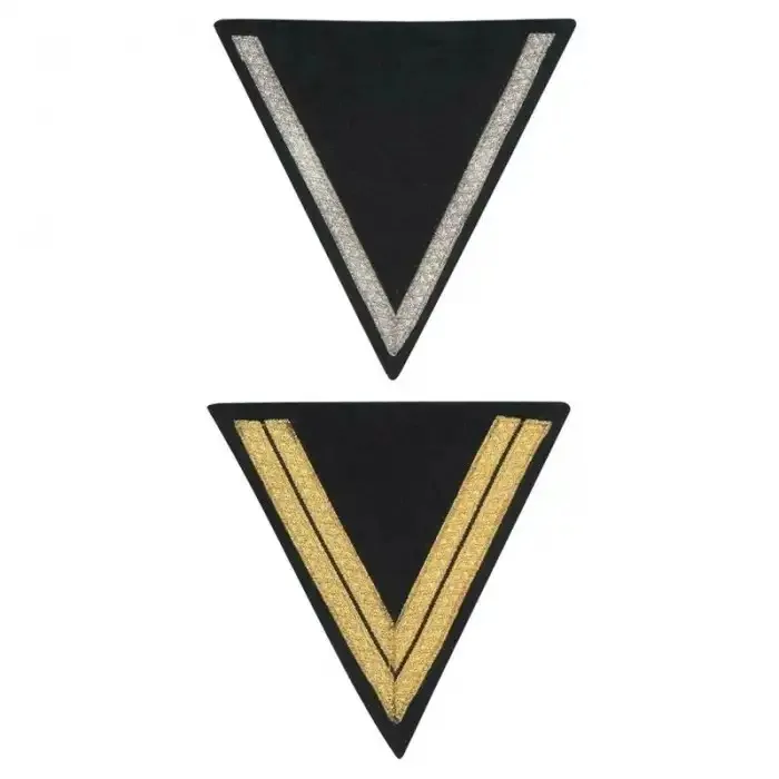 Three Stripes Patch Rank Insignia Embroidery Patch - Buy Lance Corporal ...