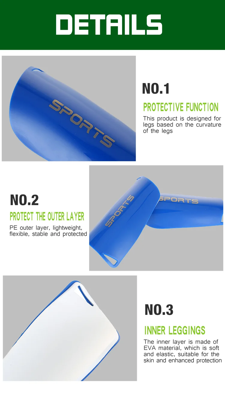 Leg Calf Protector Football Shin Pads Shin Guards Soccer Youth - Buy ...