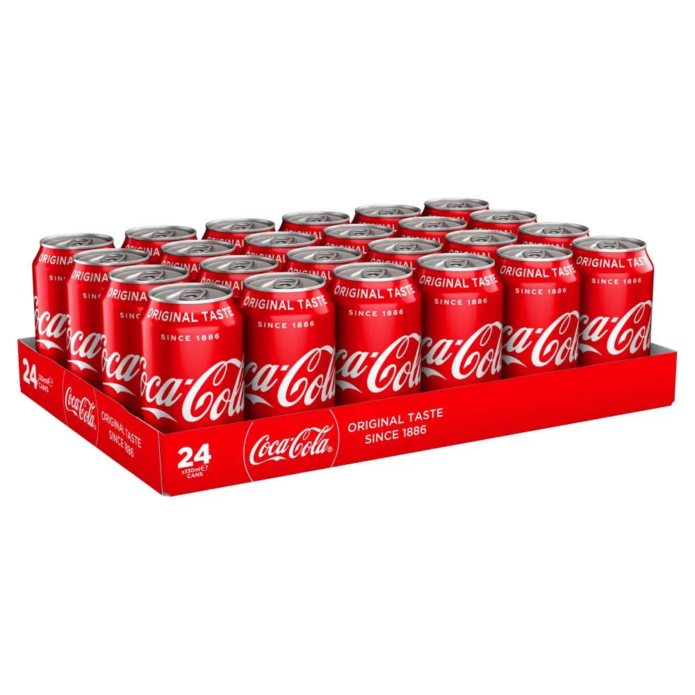 2023 Coca Cola 330ml X 24 Pcs Original Taste Carbonated Drink Usa Halal ...