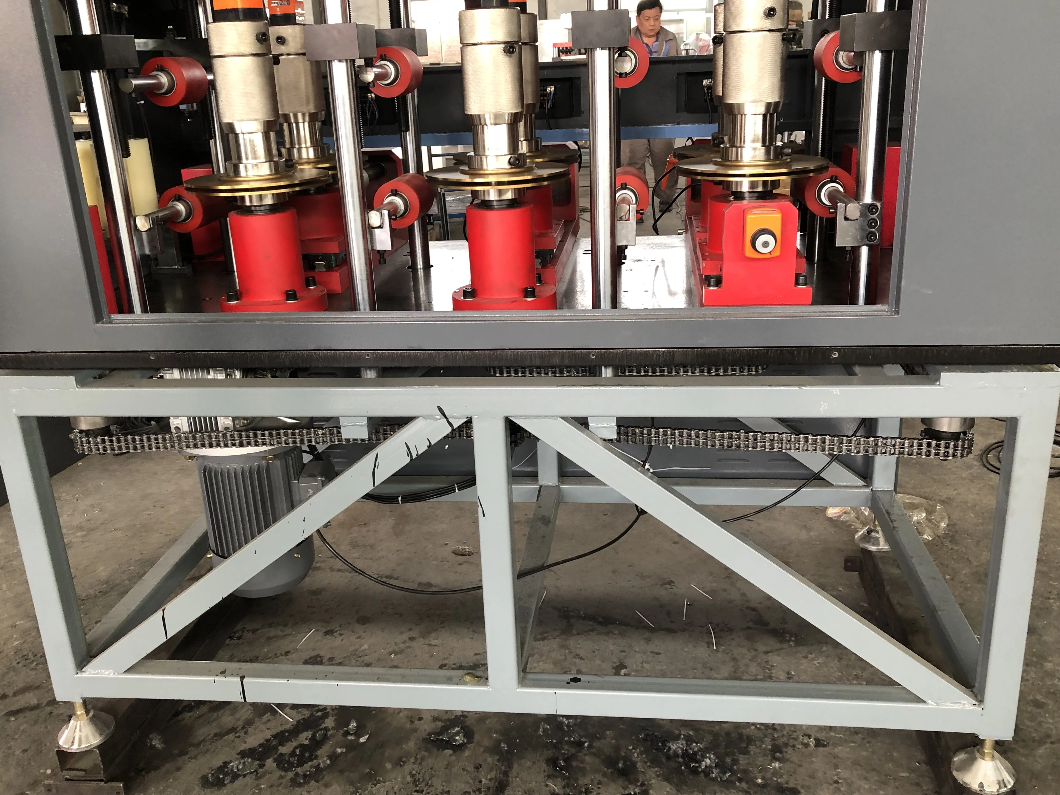 Aluminum Thermal Break Windows Profile Making Line Rolling Compounding ...