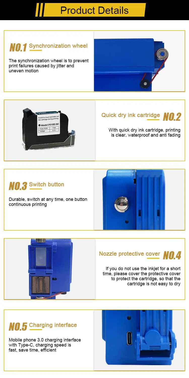 AIX Mini Handy TIJ Inkjet Printer - Easy Operation Manual