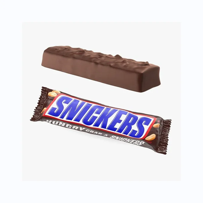 Hot Snickers Peanut Sandwich Chocolate Bar 24*51g Energy Bar Boxed ...