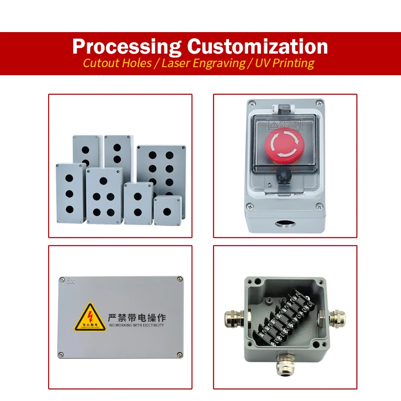 Explosion-proof Dicast Aluminum Enclosure Electronic Enclosure Junction ...