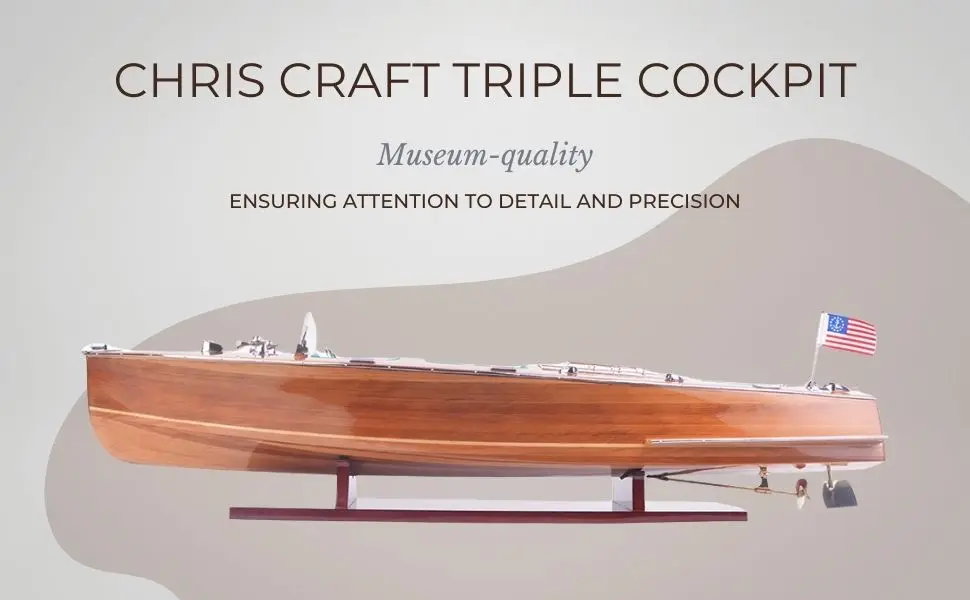Chris Craft Triple Cockpit Model Ship 80 Cm | Sample Avaialble - Buy ...