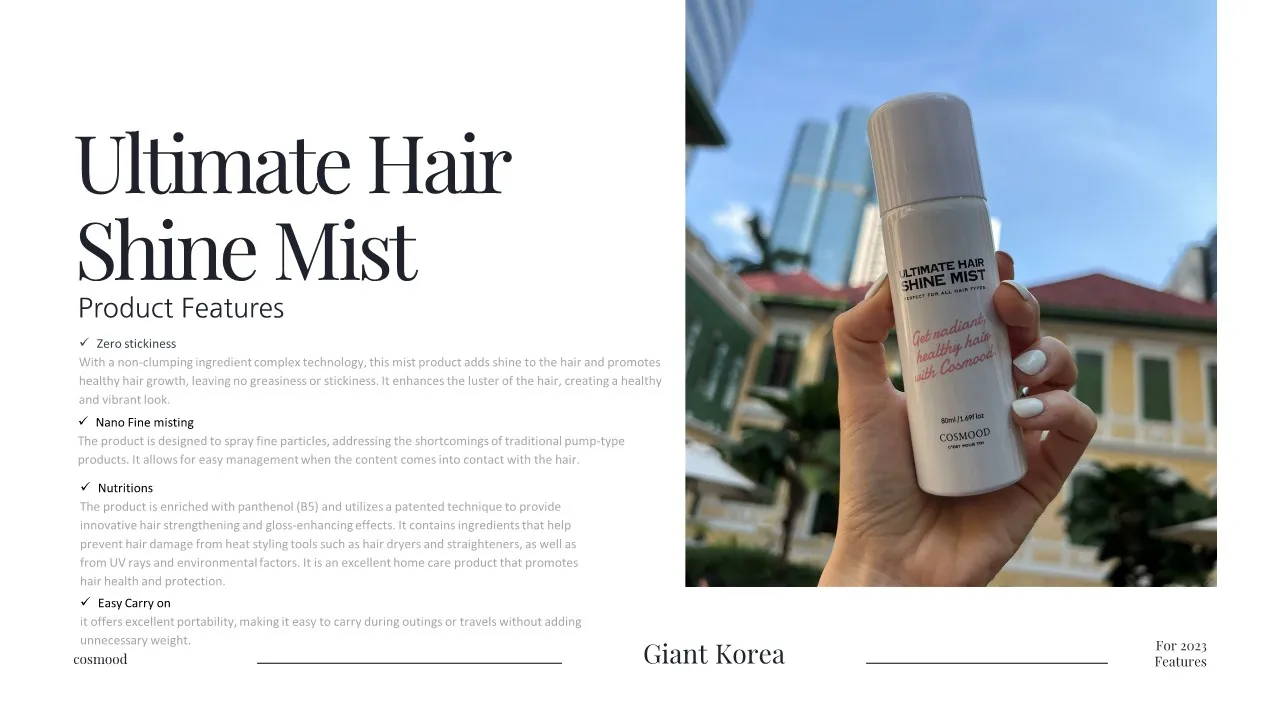 Custom Label Hair Mist Natural Anti-frizz Deeply Moisturizing Nourish ...