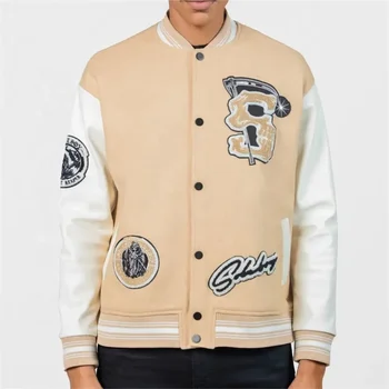 Oem Embroidery Chenille Patches Custom Logo Letterman Jackets Baseball ...
