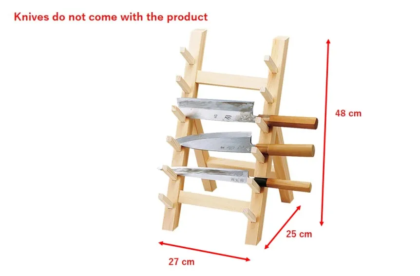 Eco-friendly Wood Knife Racks - Made in Japan for Home & Restaurant
