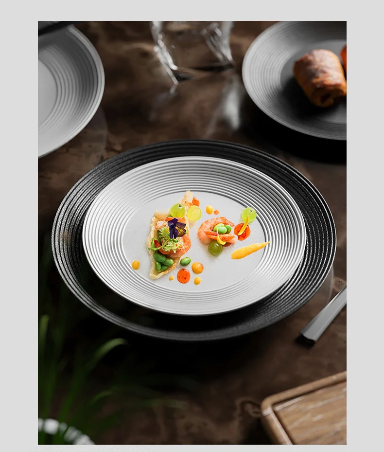 2024 Japandi Emboss Texture Restaurant Platos Vajilla Porcelain Main ...