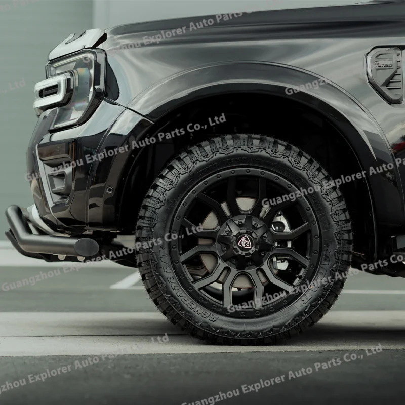 Car Black Steel Bull Bar For Ranger T9 Front Bumper Sport Bar Auto ...