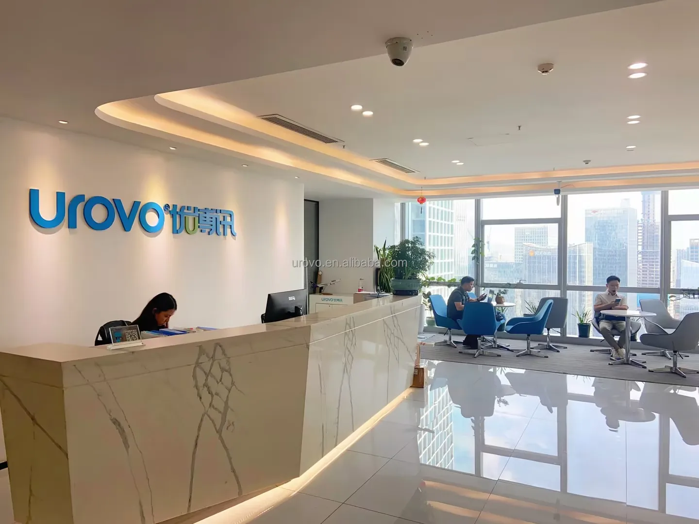 Urovo Sound Box Desktop Portable Speaker Mobile Super Loud Voice QR ...