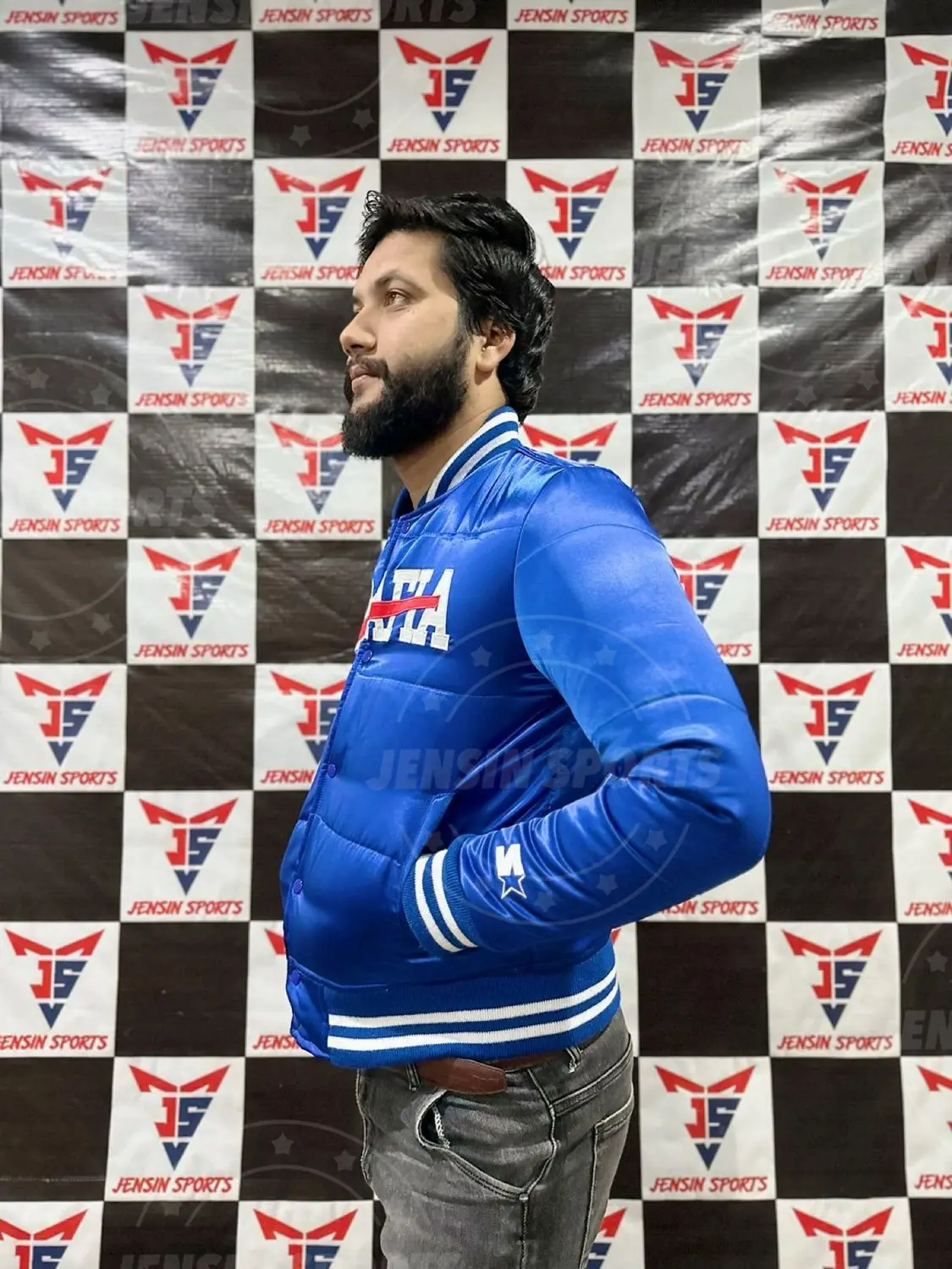 New Custom Bills Mafia Men's Satin Bomber Jacket High Street Bills ...