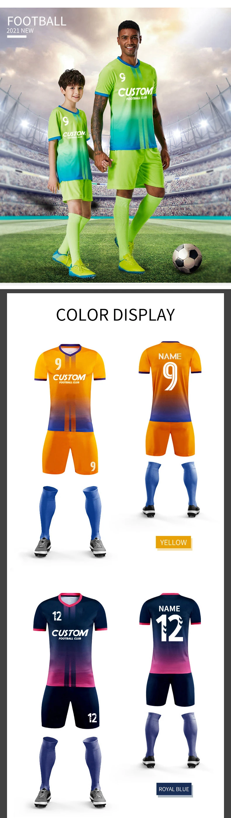 Youth Football Shirt Designs