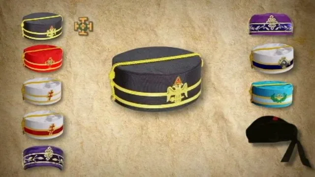 Masonic 33rd Degree Crowns Scottish Rite 33rd Cap Masonic 33rd Degree ...