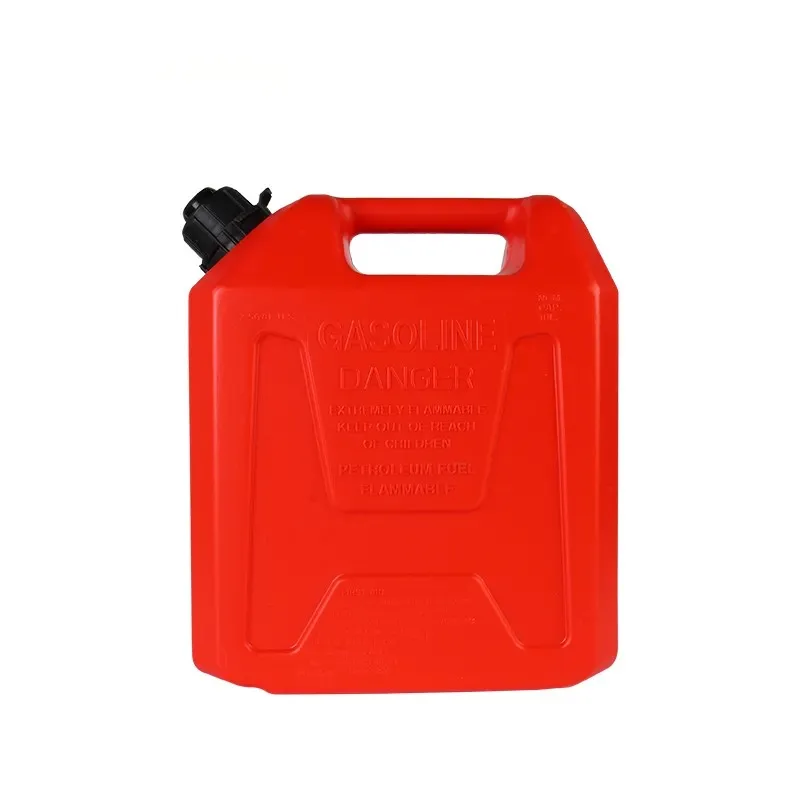 Durable Plastic Jerry Can - 1.32 Gal. Gasoline Fuel Tank