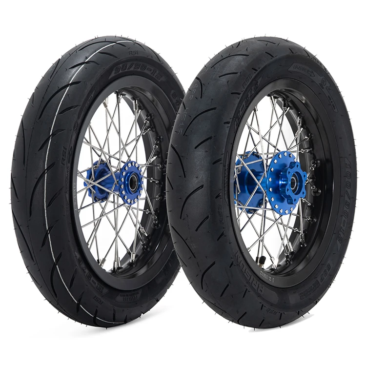 12" Supermoto Wheel And Tire Set For Surron Light Bee / Segway X160 ...