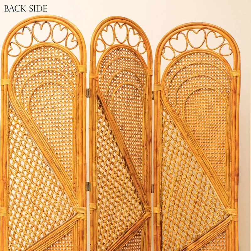 Hot Sale Vintage Rattan Screens And Room Dividers 3 Panel Cane ...